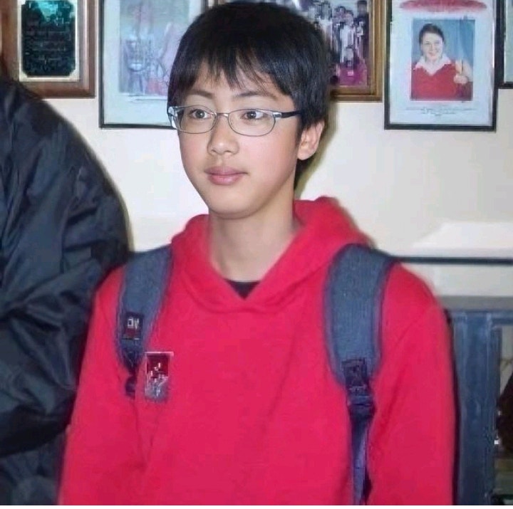 BTS Community Post - baby jin 😊👀🤭 i miss you jin