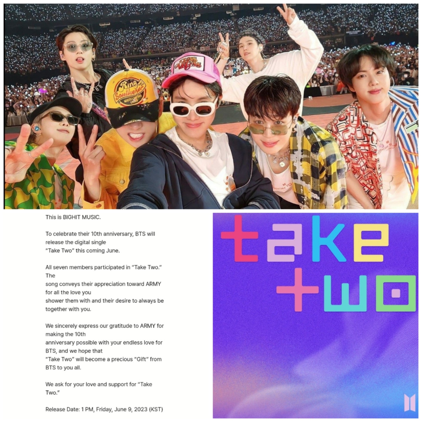 BTS Community Posts - To celebrate their 10th anniversary our amazing ...