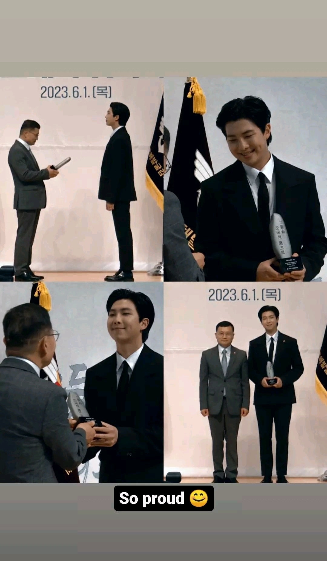 BTS 커뮤니티 포스트 - RM has been officially appointed as Ambassador For MND ...