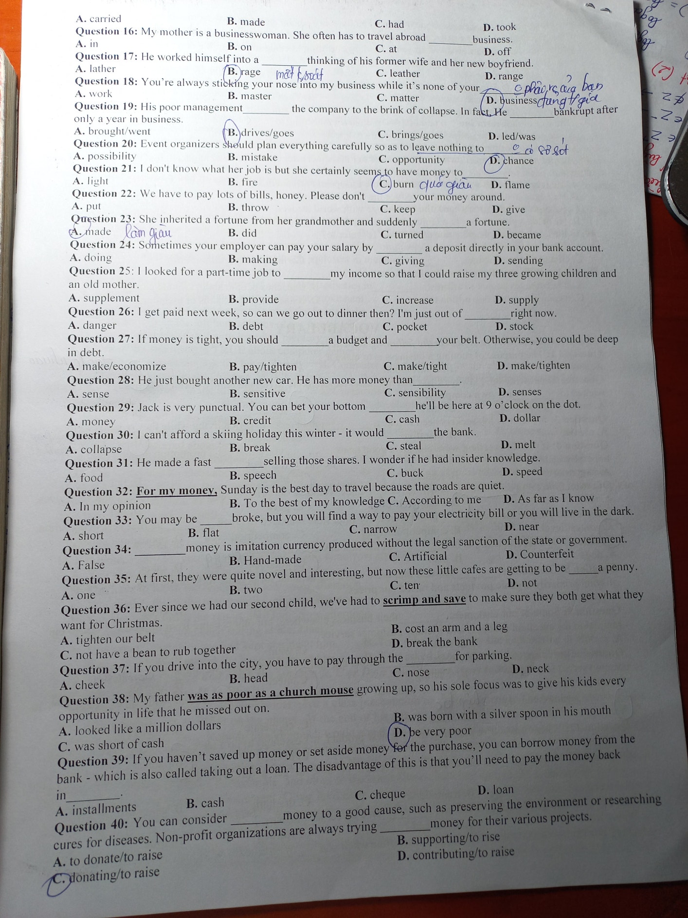 BTS 커뮤니티 포스트 - Help meeee!!! Choose the answer and explain?