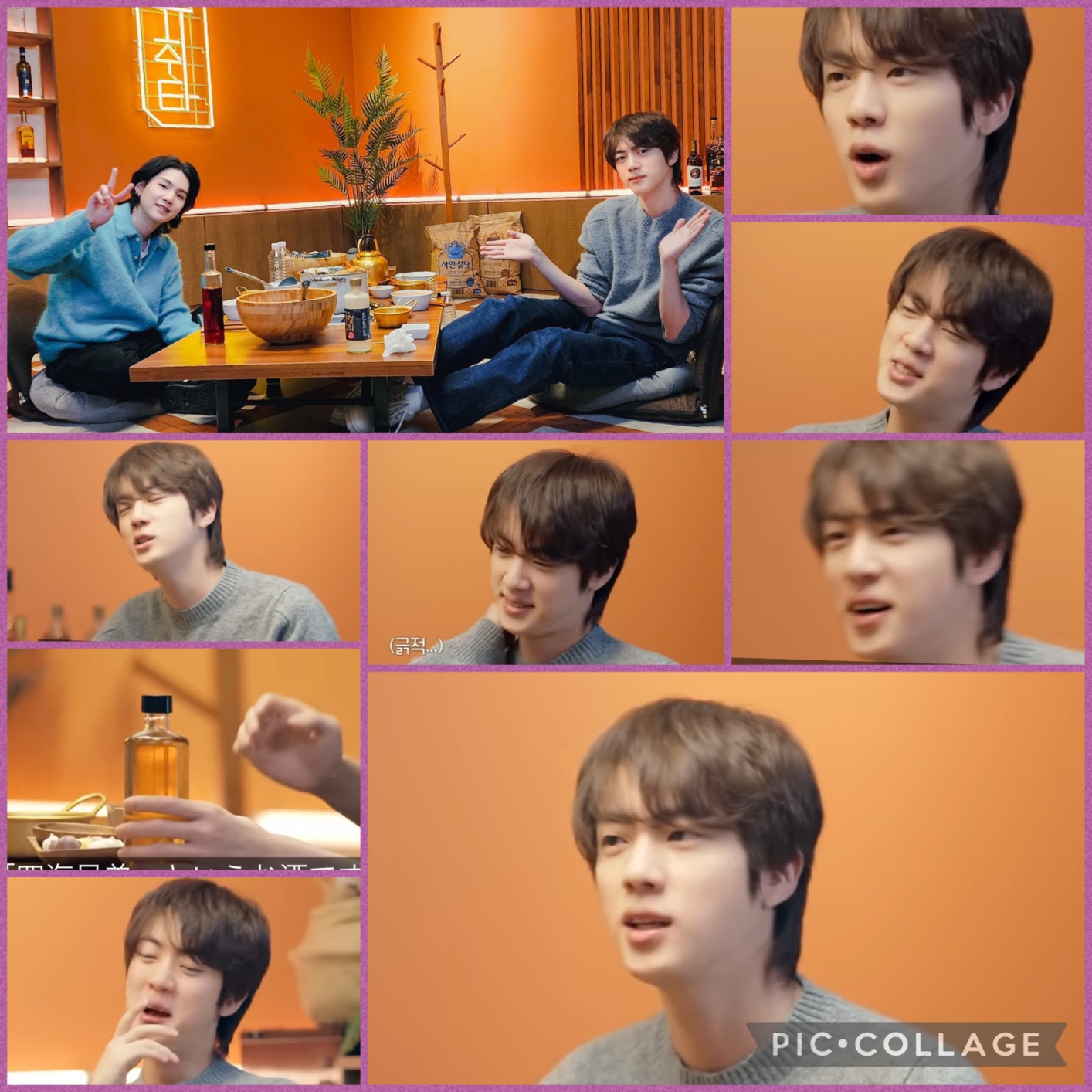 BTS Community Post - 𝐷𝑒𝑎𝑟 𝐽𝑖𝑛 🩷 入隊4日前に収録して FESTAの時に配信をしてくれたシュチタ🍶🥃 アミを想っ ...