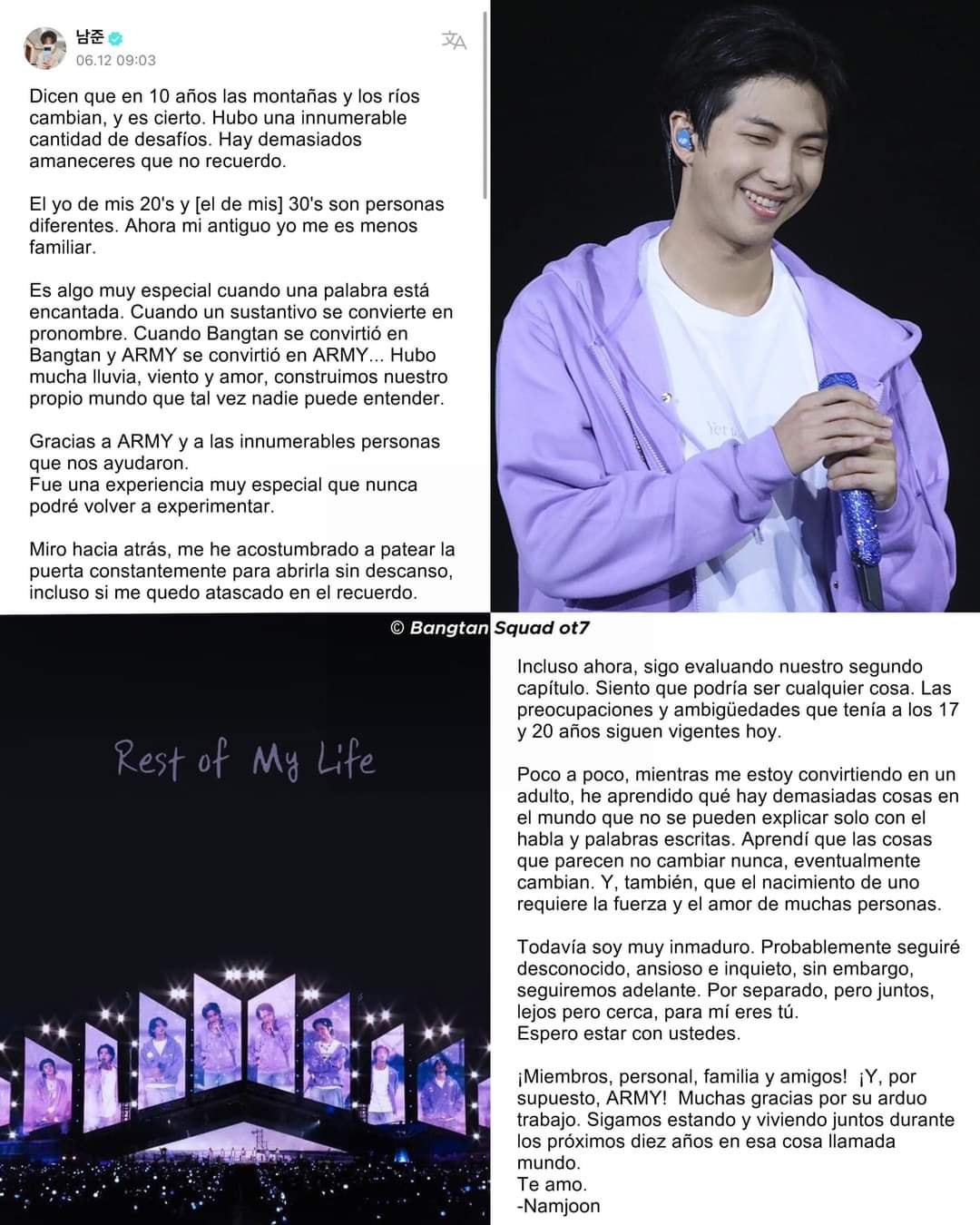 BTS Community Posts - NAMJOON — WEVERSE: Namjoon nos ha dejado una ...