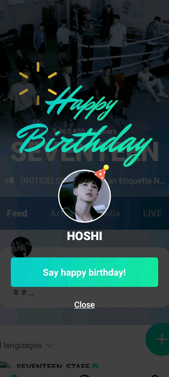 SEVENTEEN Community Posts - HAPPY BIRTHDAY HOSHI!!!!🥳🥳🥳🎂🎂🎂🎉🎉🎉🎁🎁 Have a ...