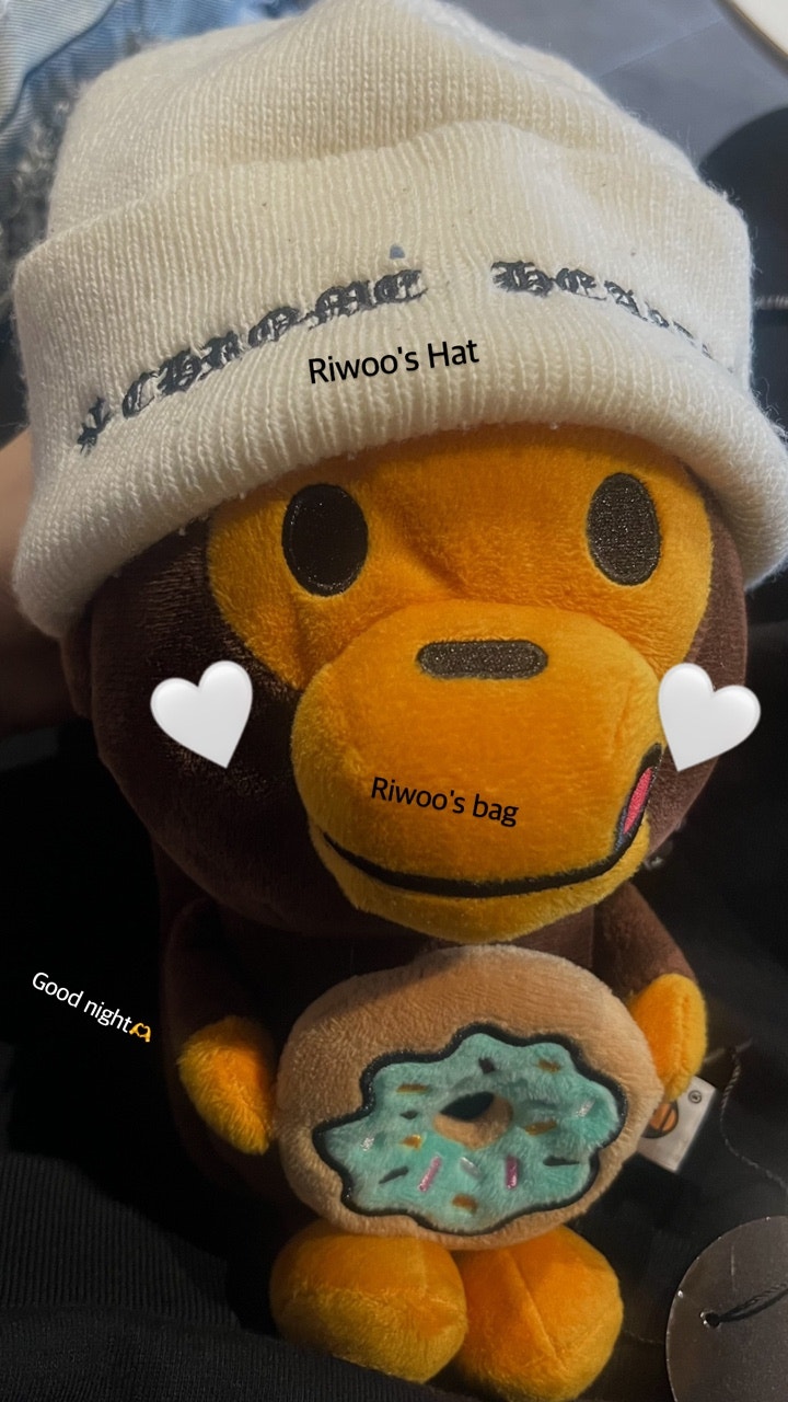 BOYNEXTDOOR Community Moment - Riwoo's Hat🤍🤍Riwoo's bagGood night🫶