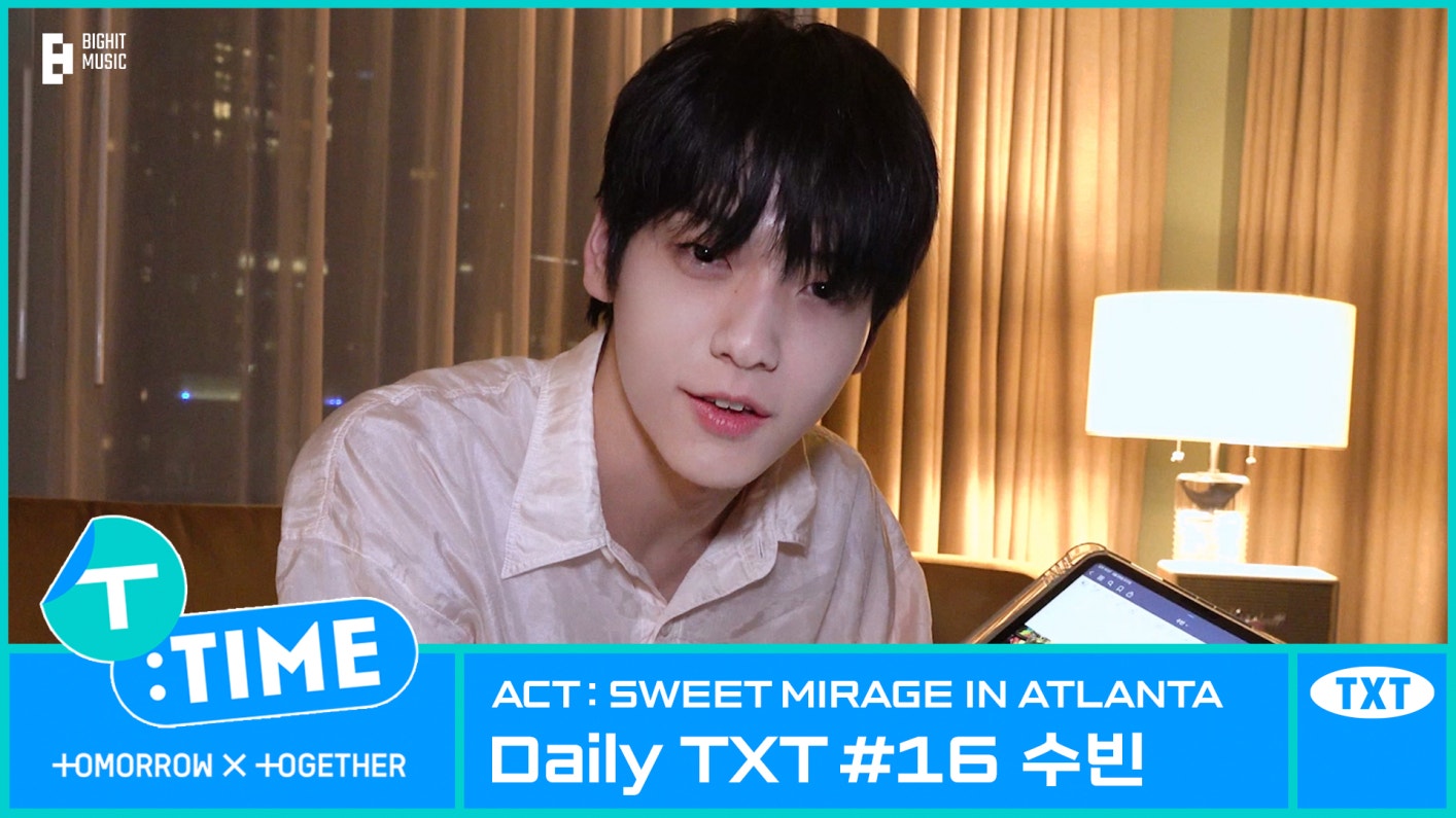 Weverse TOMORROW X TOGETHER Media - [T:TIME] Daily TXT #16 SOOBIN in Atlanta