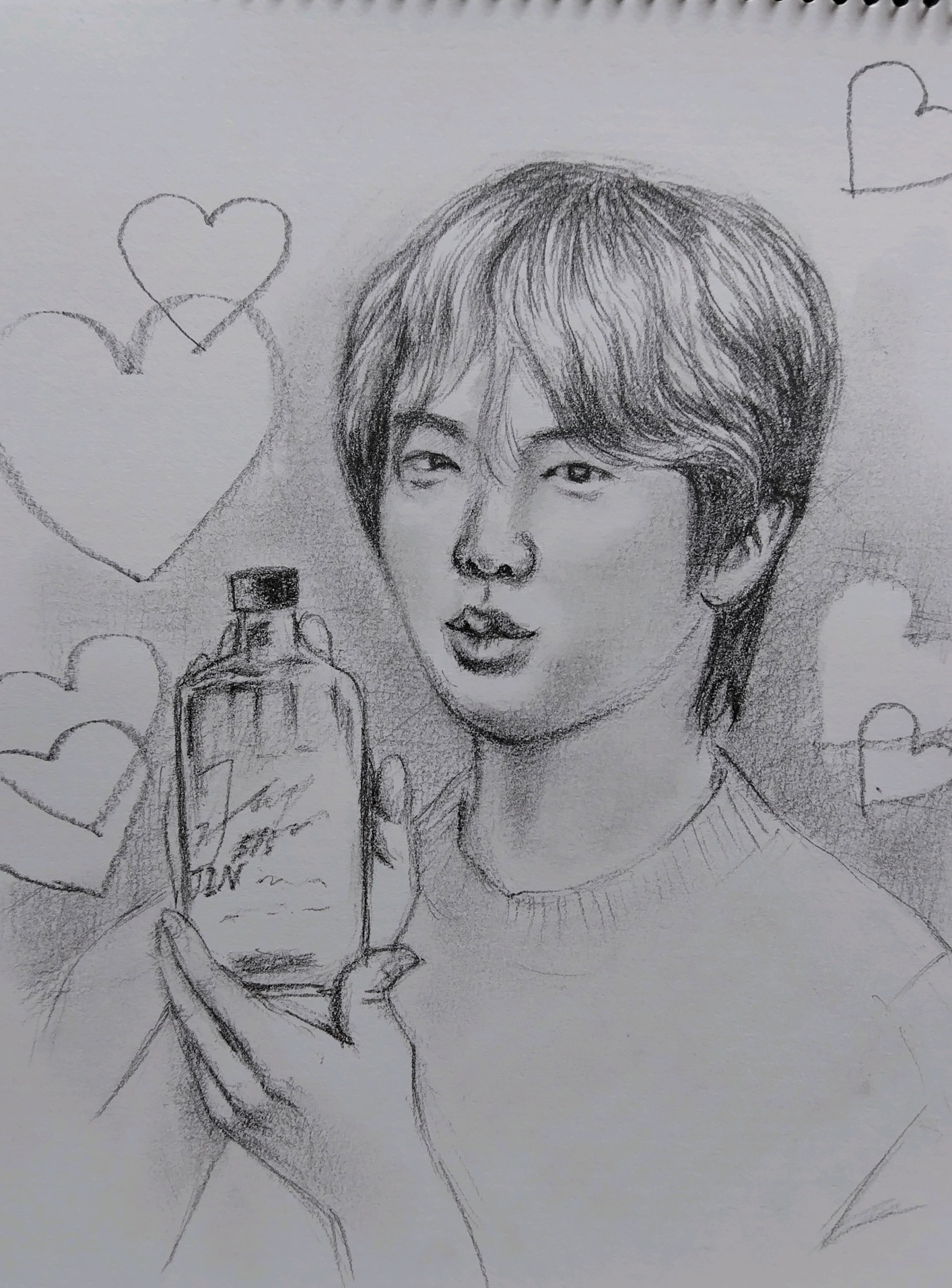 Bts Community Post Btsfanart Dear Jin From Army シュチタにジンくん🐹がゲストで来てくれ
