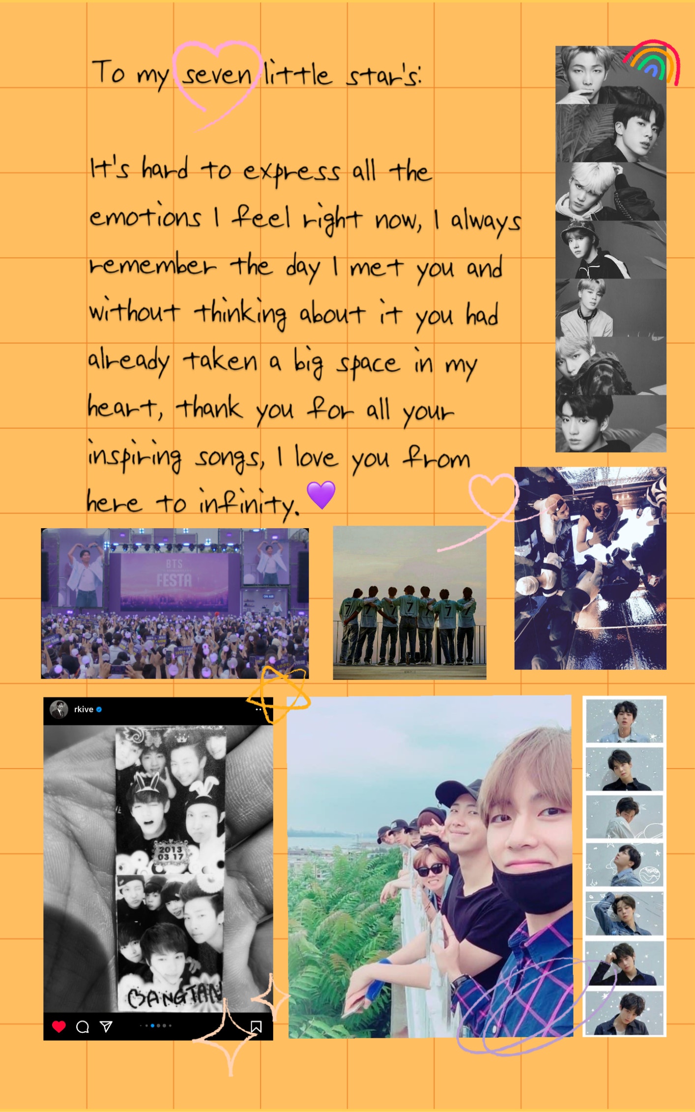 BTS Weverse Fan Letter