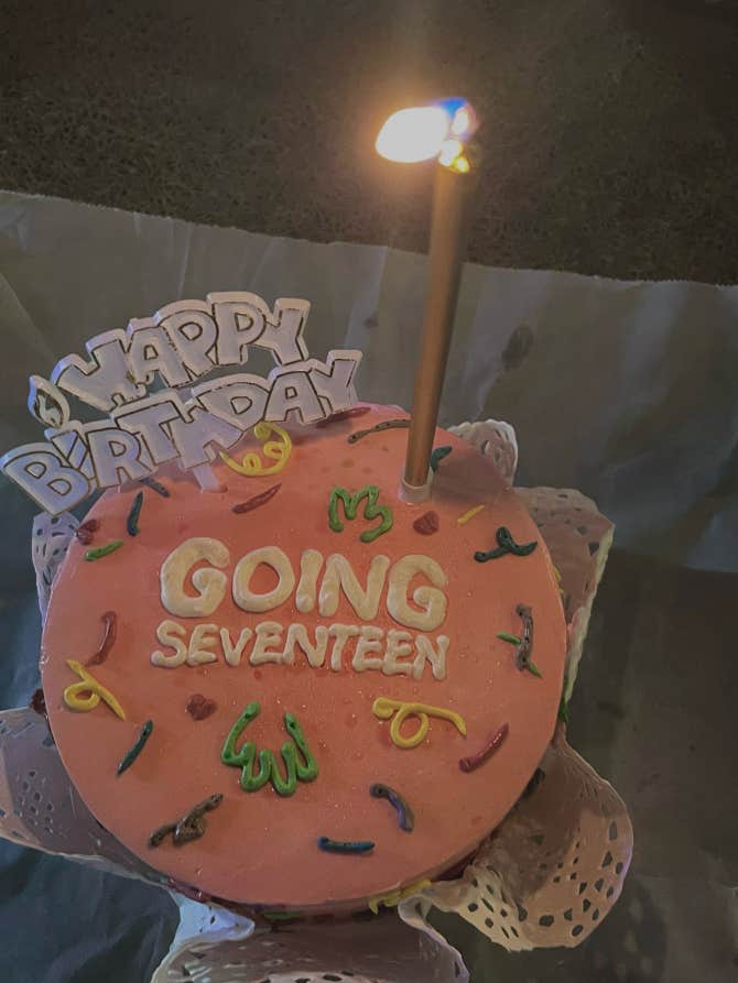 Seventeen Community Post 오늘은 저의 생일이에요 근데 저의 가족은 모르겠어요 저는 저금 슬픈에요