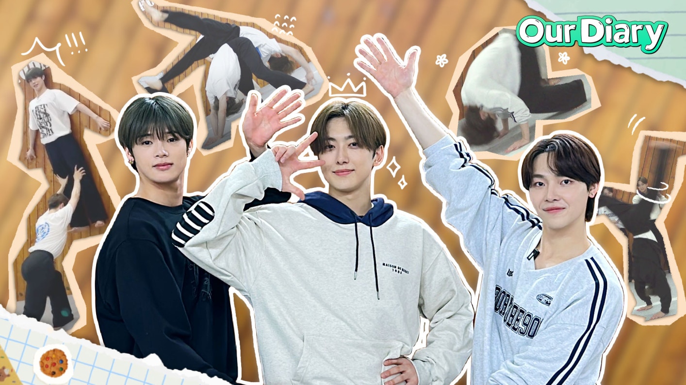 [Our Diary] 👤: 아이돌 맞아요…?💥 | 아크로바틱 수업 찢고 온.ssul | 트릭킹 - &TEAM