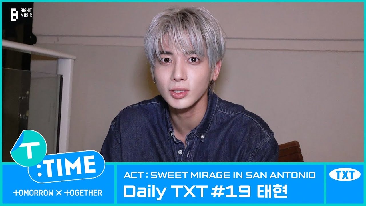 위버스 TOMORROW X TOGETHER Media - [T:TIME] Daily TXT #19 TAEHYUN in San ...