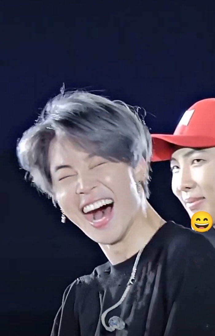 BTS Community Posts - when JIMIN laugh like this😄ㅋㅋㅋ i like it😃👍