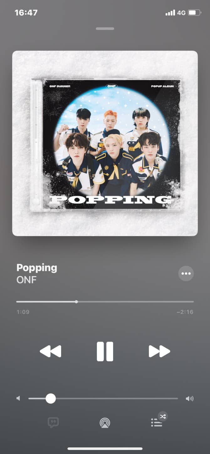 Onf Community Posts 이 앨범를 듣고싶는 계절이야🥰ㅎㅎ もうあついから、このアルバムがにあう💡 きいててすずしく