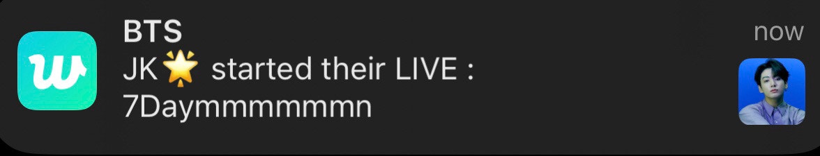 BTS Community Posts - JK WEVERSE LIVE AFTER THE STATIONHEAD LISTENING PARTY 💜