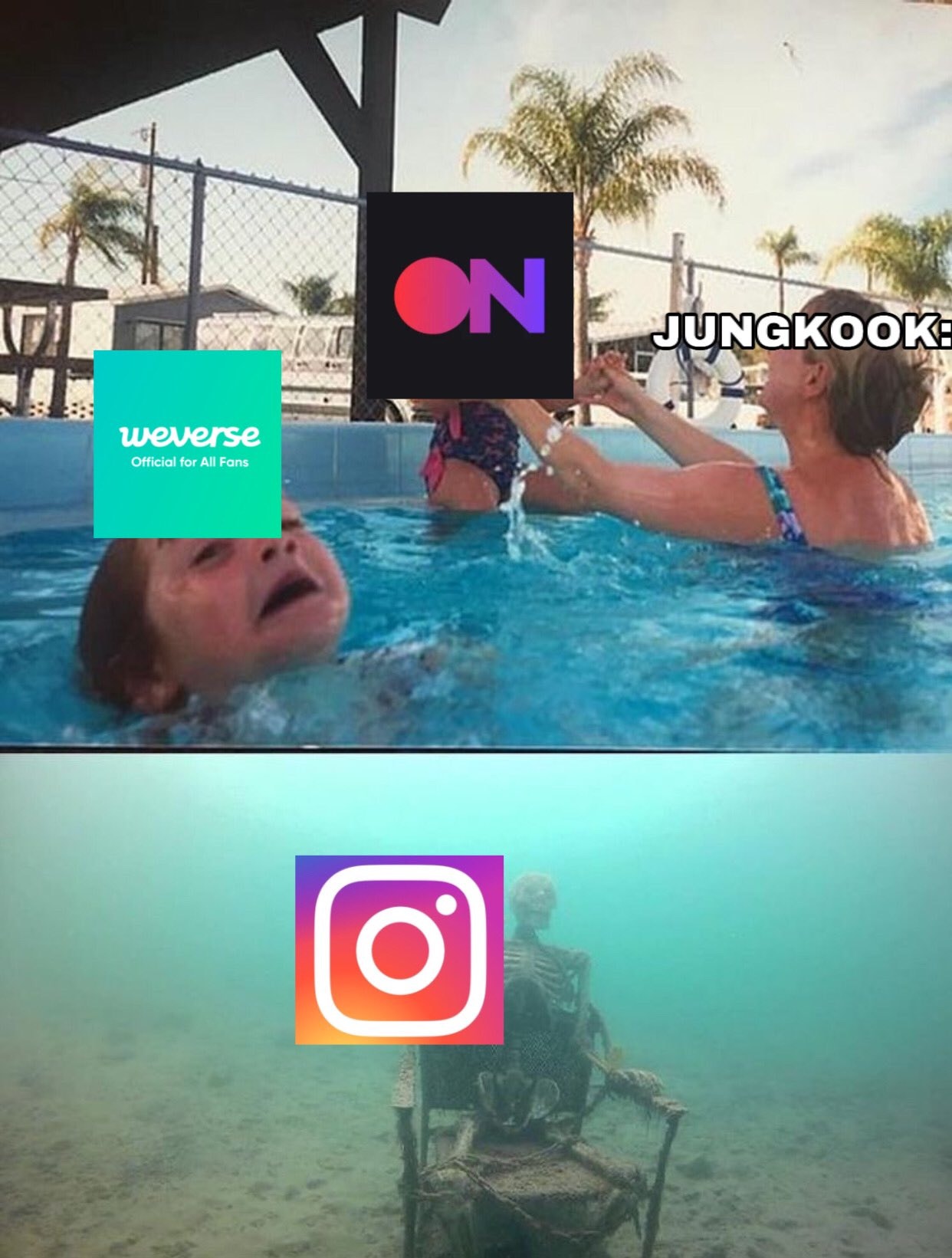 BTS Community Post - goodbye weverse armys😭🤣🤣