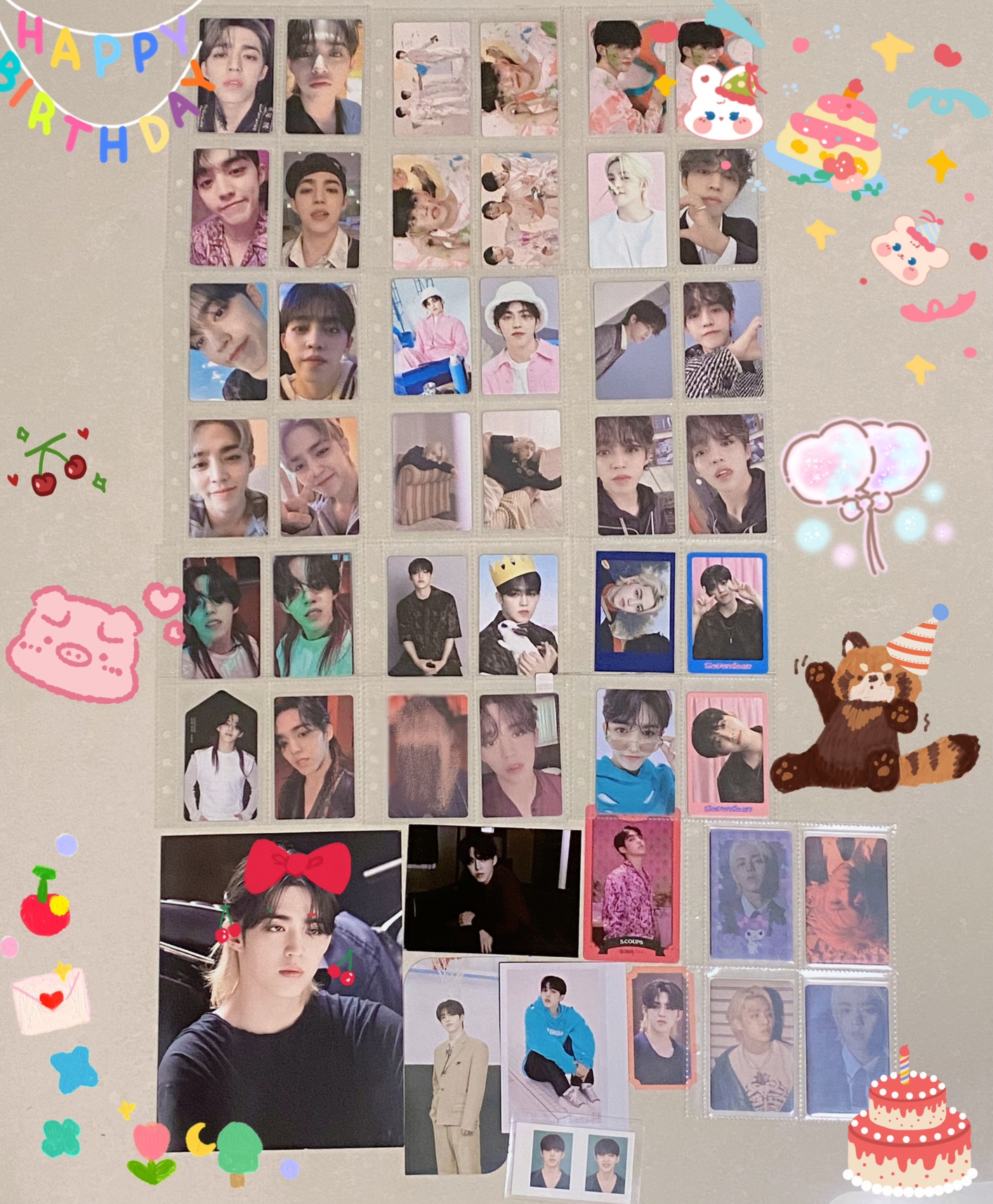 SEVENTEEN Community Posts - #HAPPY_SCOUPS_DAY🍒 希望宝宝身体健康快快乐乐的，继续追逐自己的梦想吧！