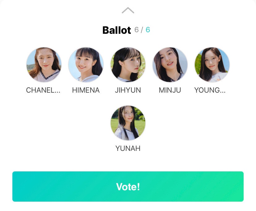 ILLIT Community Post - Giving my #big6 positions… (My opinion) #vote_jihyun #vote_youngseo #vote ...