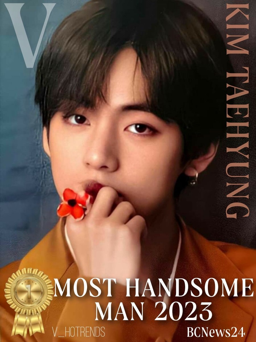 BTS Community Posts - Again Kim Taehyung have become most handsome man in the world of 2023😍😍😍😍😍 ...