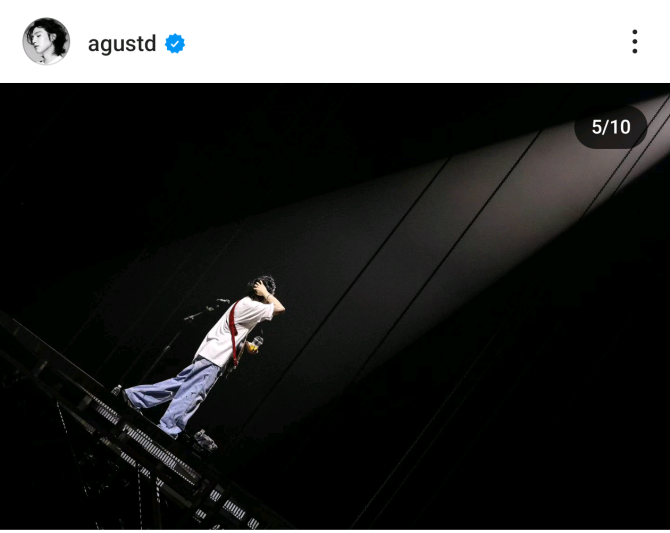BTS Community Posts - 📸 IG@agustd SUGAさーん IG ありがとう 🥹 お疲れ様でした 🥹🥹 大好きです 🥹 ...