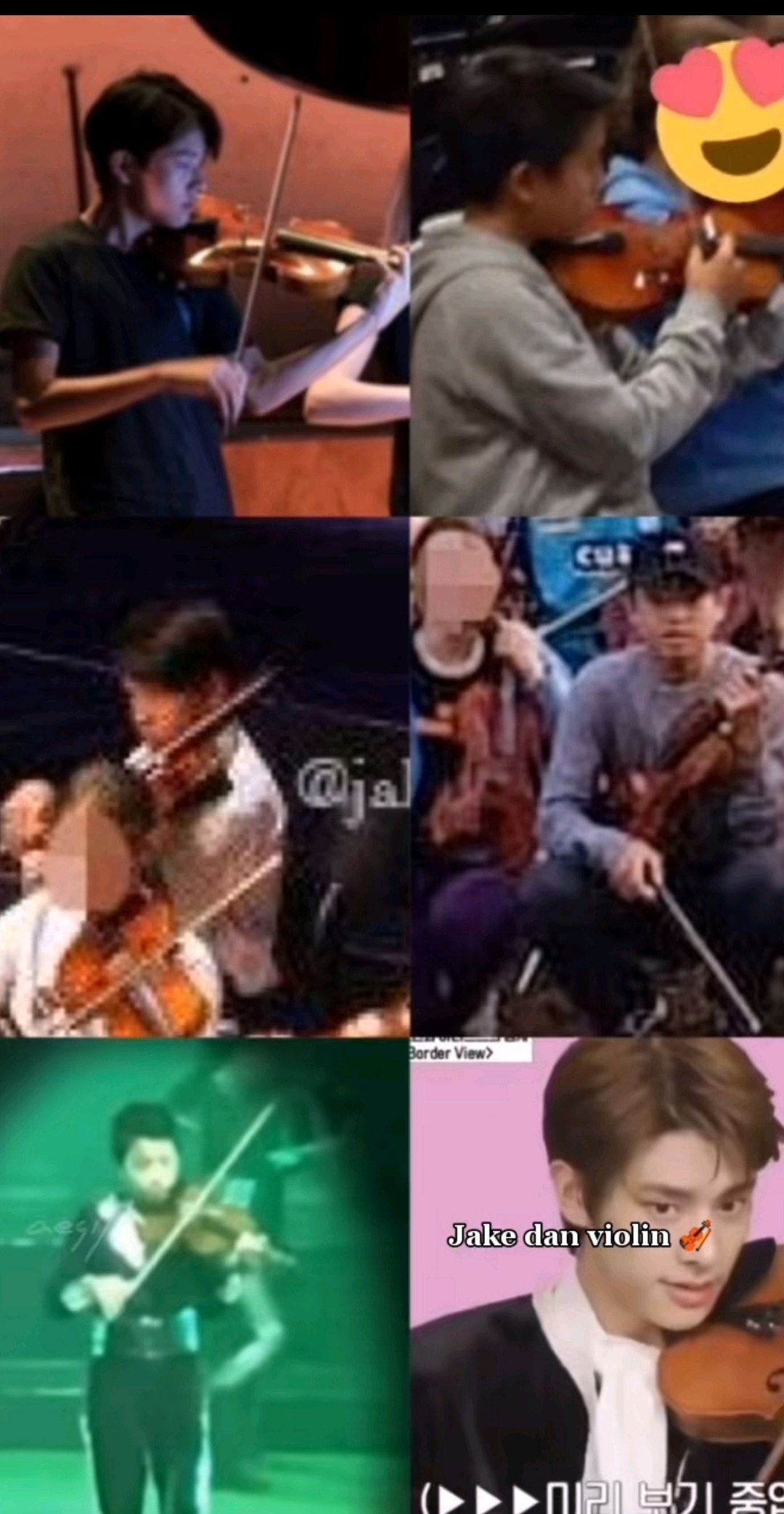 ENHYPEN Community Post - jake and violin? I hope Jake plays the violin ...