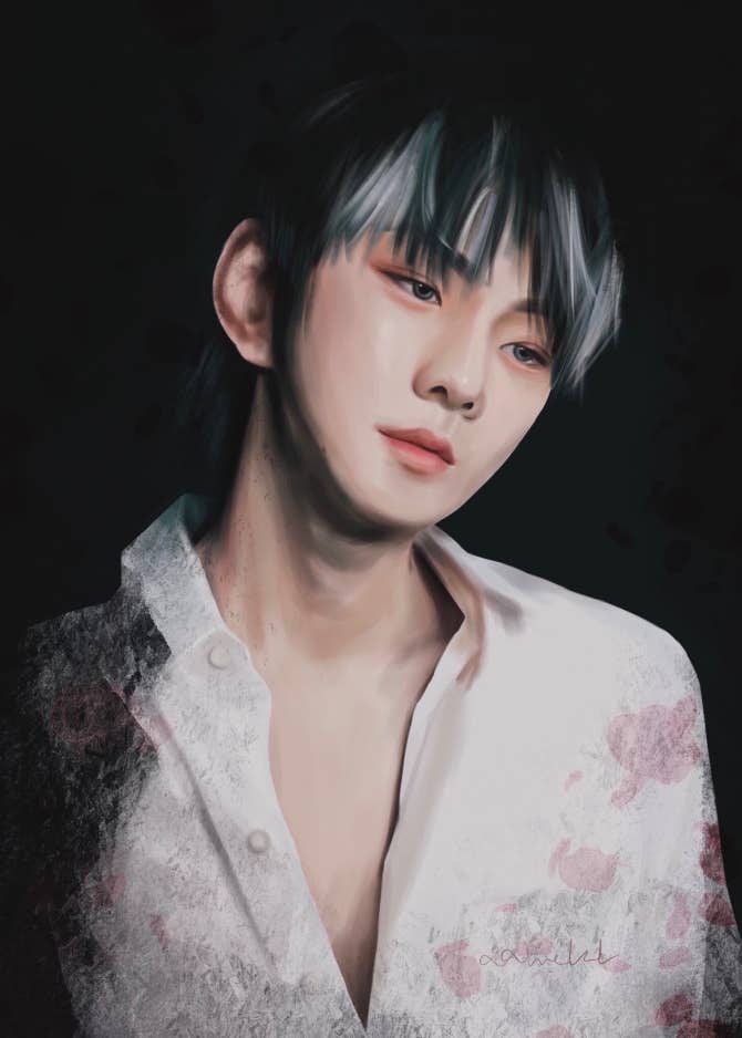 Enhypen Community Posts 정원아 내가 너한테 이거 그려줬는데 네가 봤으면 좋겠어 락나🥺🥺🥺