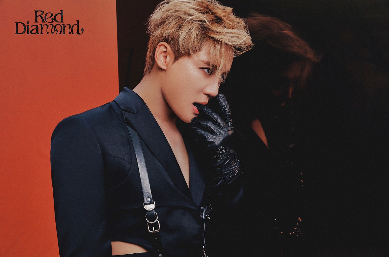 Weverse KIM JUN SU Image - KIMJUNSU New Single Album 【Red Diamond ...