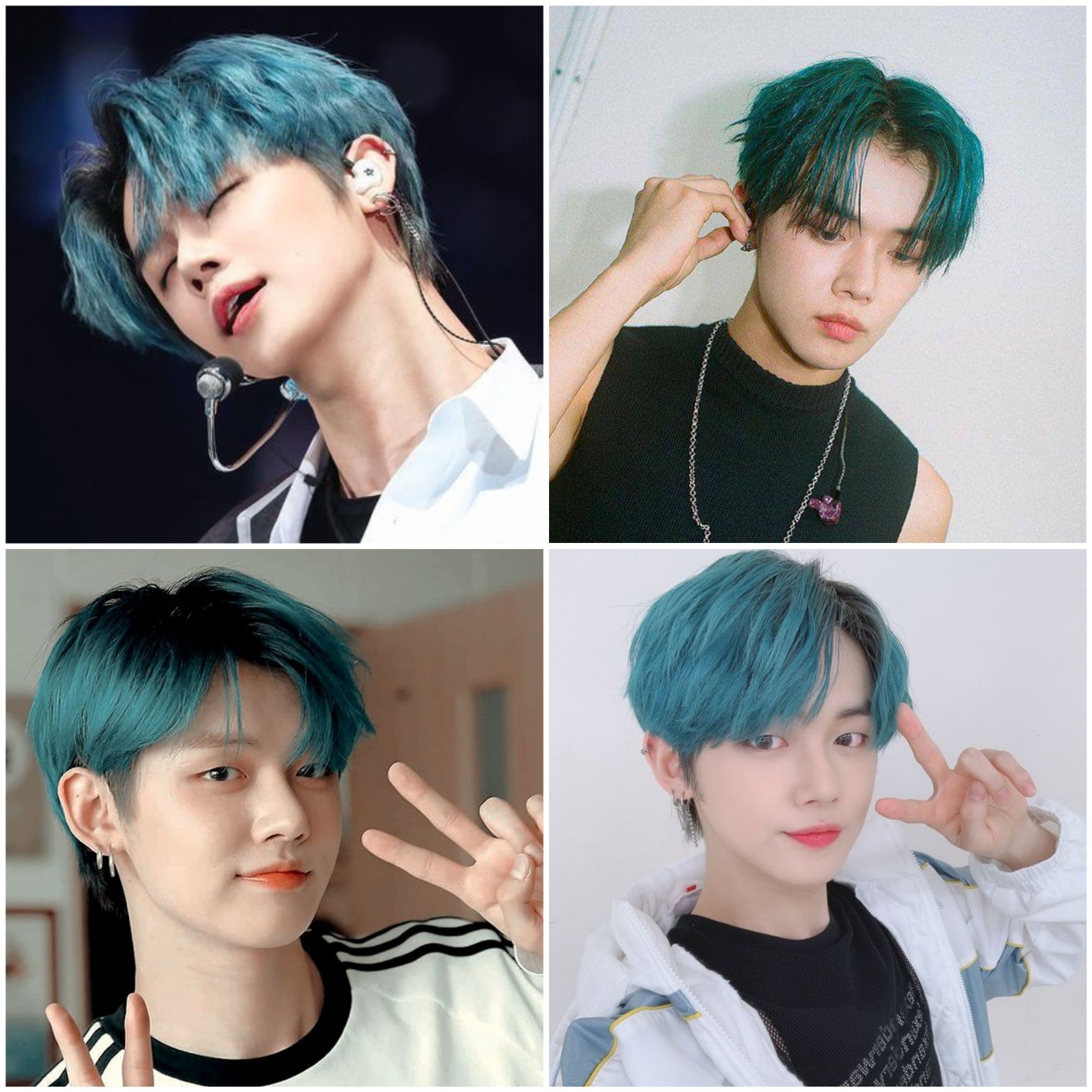 TOMORROW X TOGETHER Community Post - An angel with green hair 💚 ( Yeonjun please always be happy ...