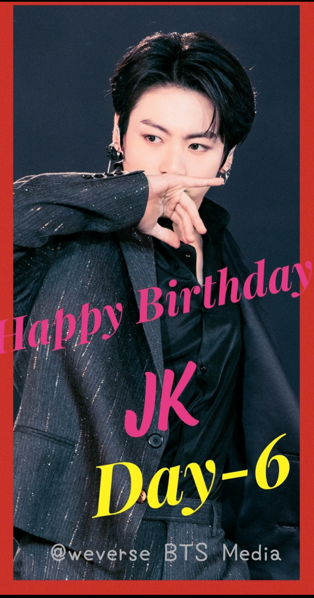 BTS Community Post - #HB_JK_DAY-6 📷 企画者様統一画像 💜グクセンイルcountdown💜 🐨ナム🌳ナム🚲ゆずてぃあら912さん、 素敵な企画ありがとうござい ...