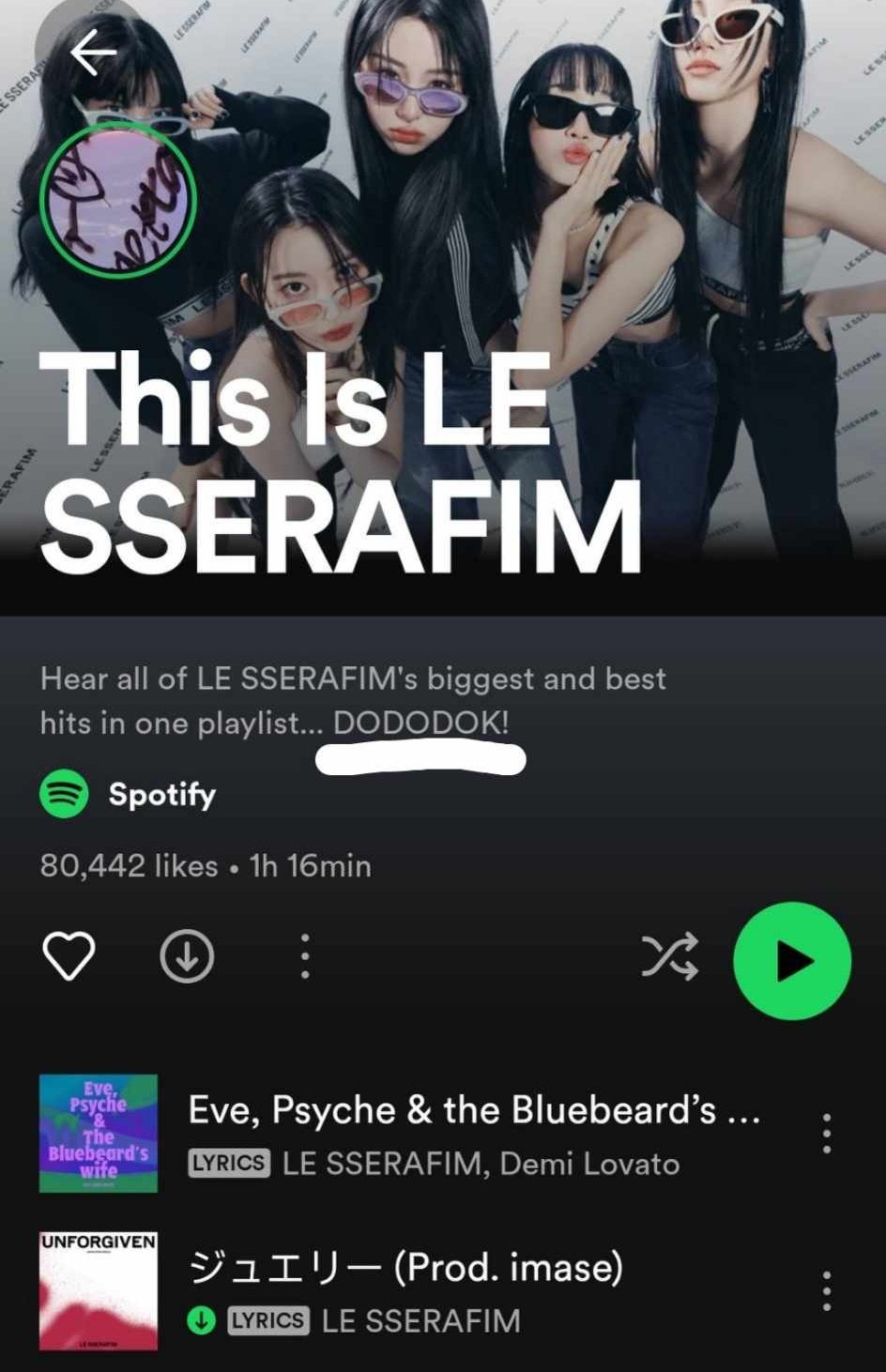 LE SSERAFIM Community Posts - Lahat may kim dodok, sa spotify pa😭 Kim ...