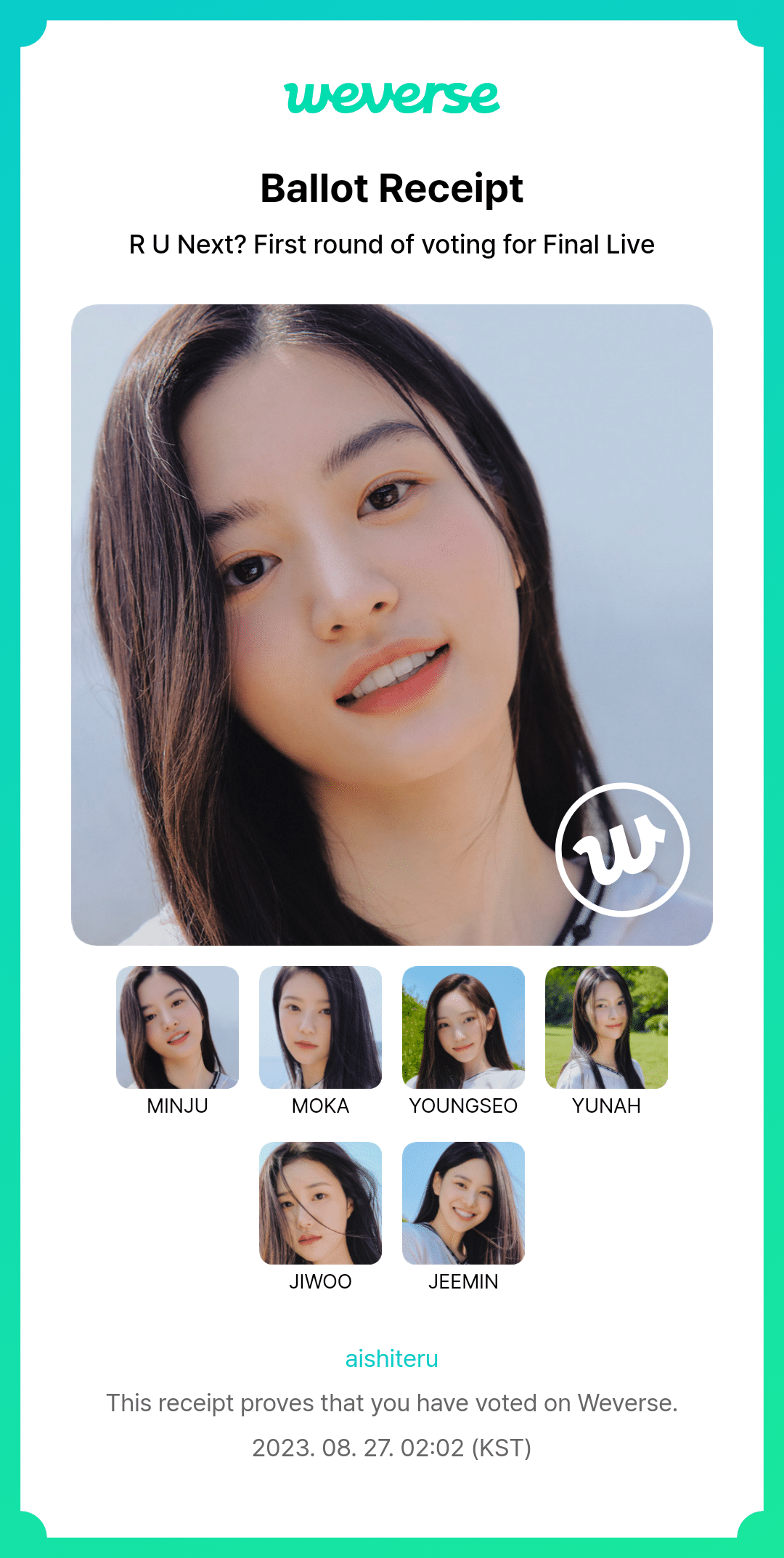 ILLIT Community Posts - Let's make our 2y, 2m and 2j debut together ♡‼️ • Jiwoo > 30 October ...