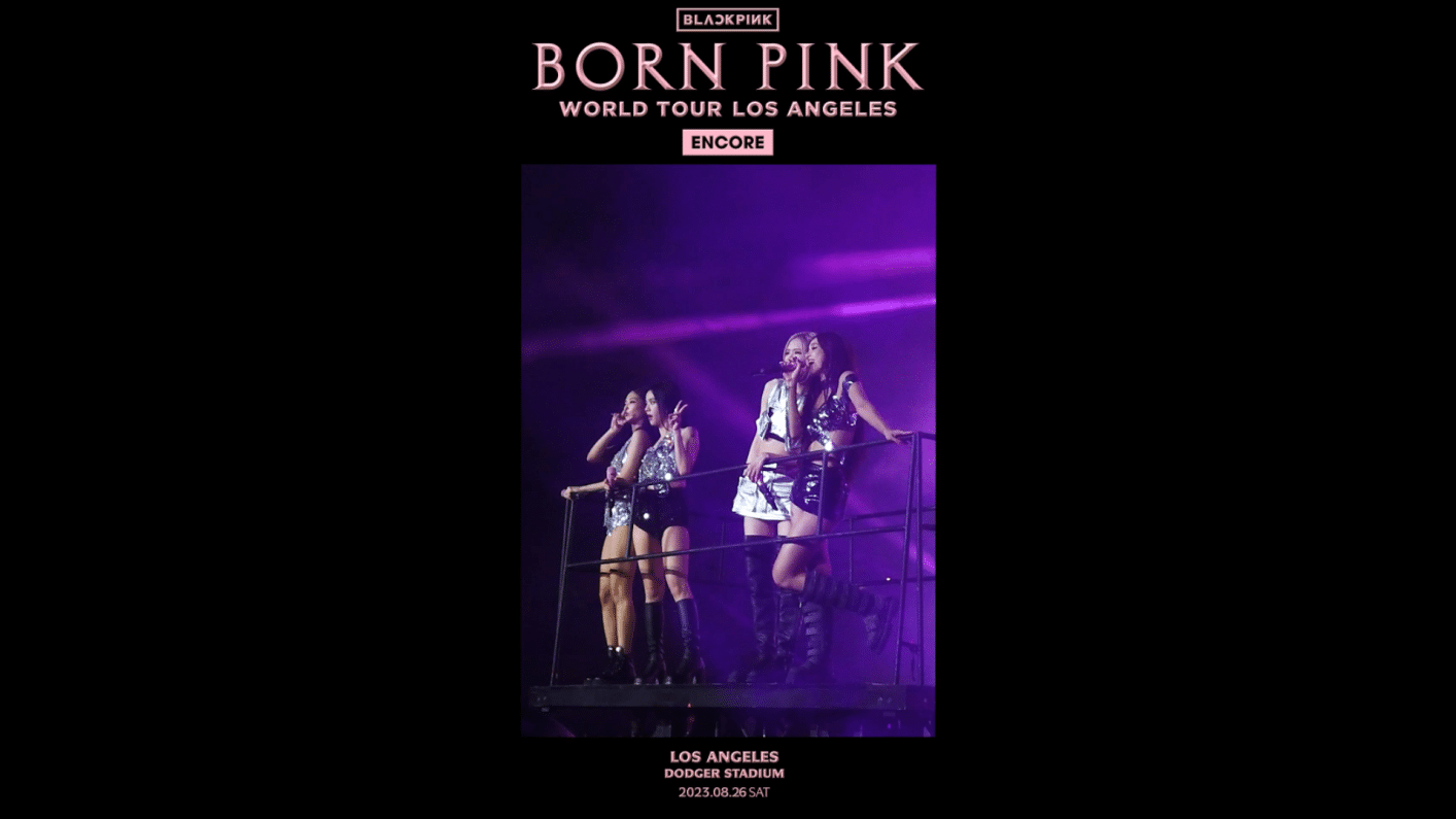 Weverse BLACKPINK Media - BLACKPINK WORLD TOUR [BORN PINK] LOS ANGELES ENCORE HIGHLIGHT CLIP