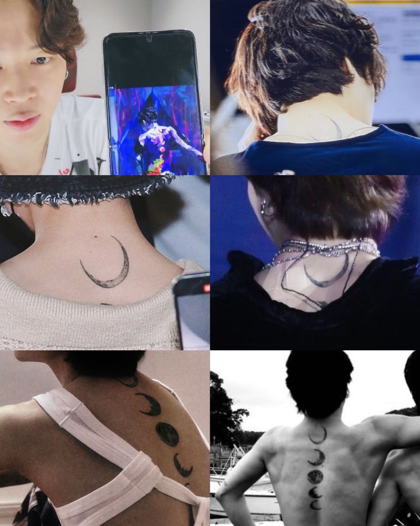 BTS Community Post - Moon Tattoo 🌖🌕🌔 #to_jimin