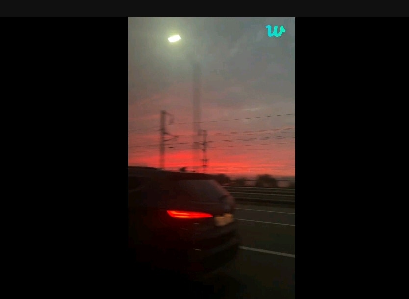 BTS Community Posts - sunset view 🤩 thankyou for sharing this moment 😇💜 ...