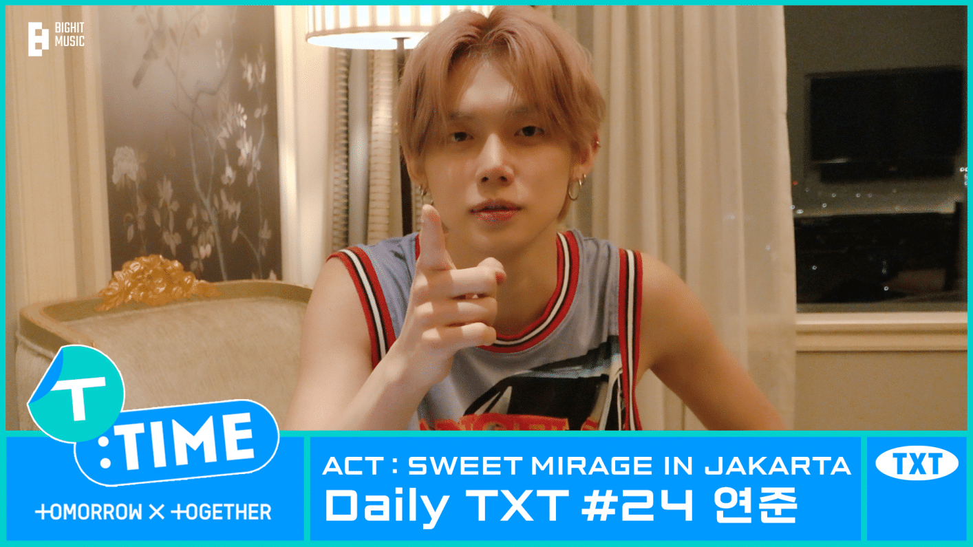 Multimedia de TOMORROW X TOGETHER de Weverse - [T:TIME] Daily TXT #24 YEONJUN in Jakarta