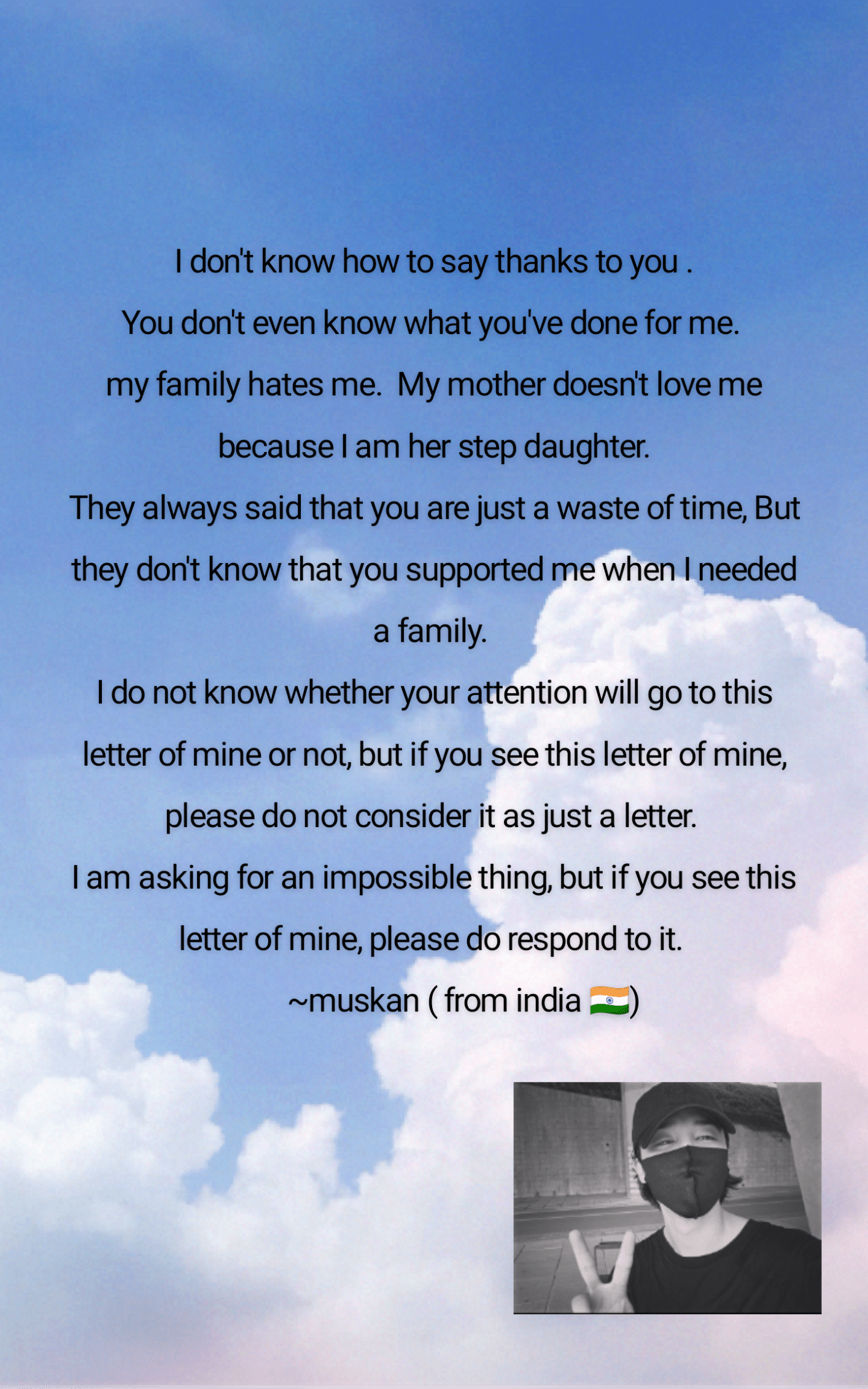 BTS Weverse Fan Letter