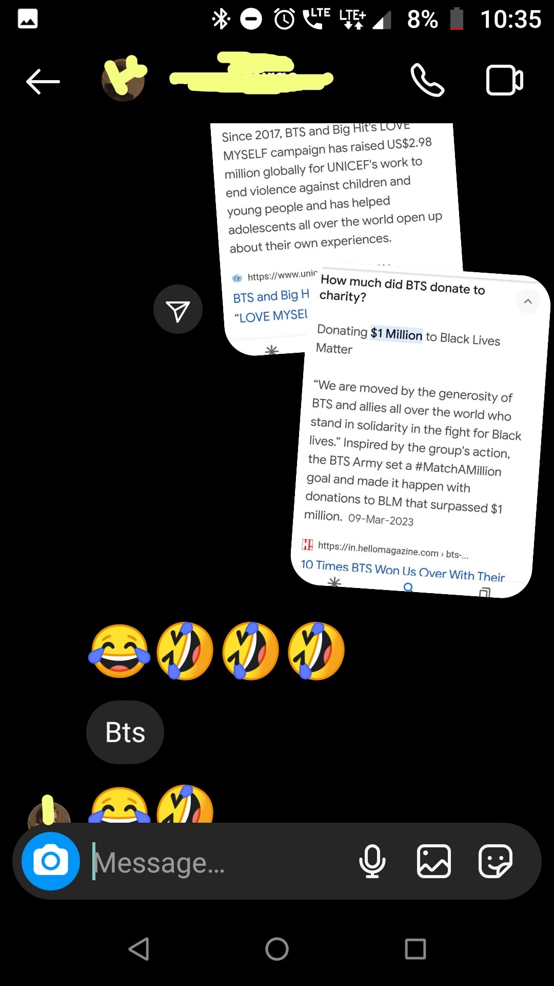 BTS Community Posts - 😎🤝BTS haters에 대한 내 대답 BTS를 싫어한다면 부디 내 인생에서 나가주세요 ...