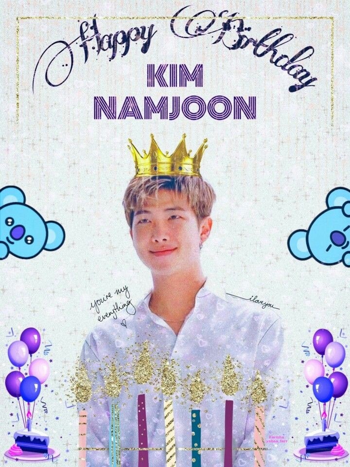 BTS Community Post - Dear Namjoon, Happy birthday! I write you this letter to express my ...