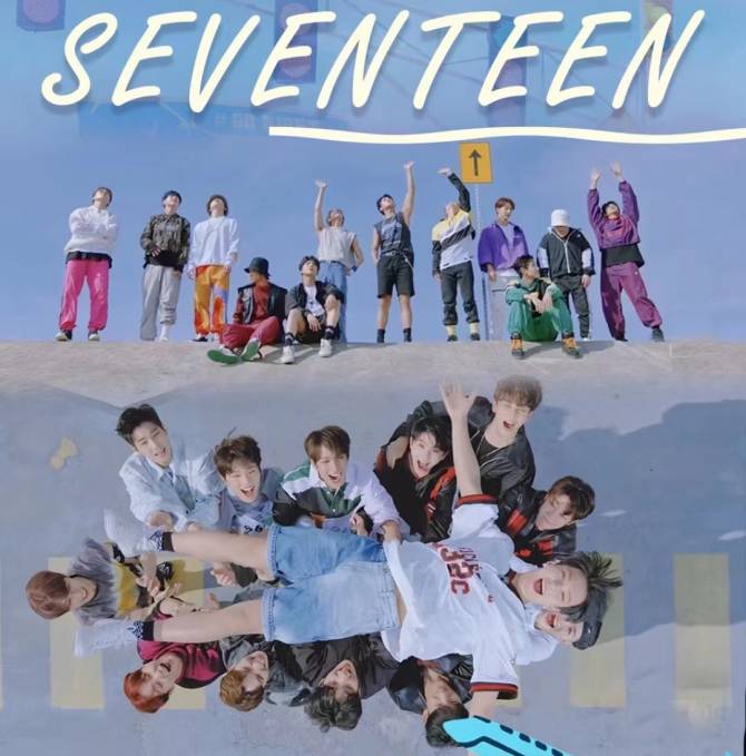 Seventeen Community Post 想念，在此刻唱给蓝天~ 反复一遍一遍，你是否会听得见 너희들이 너무 보고 싶다~