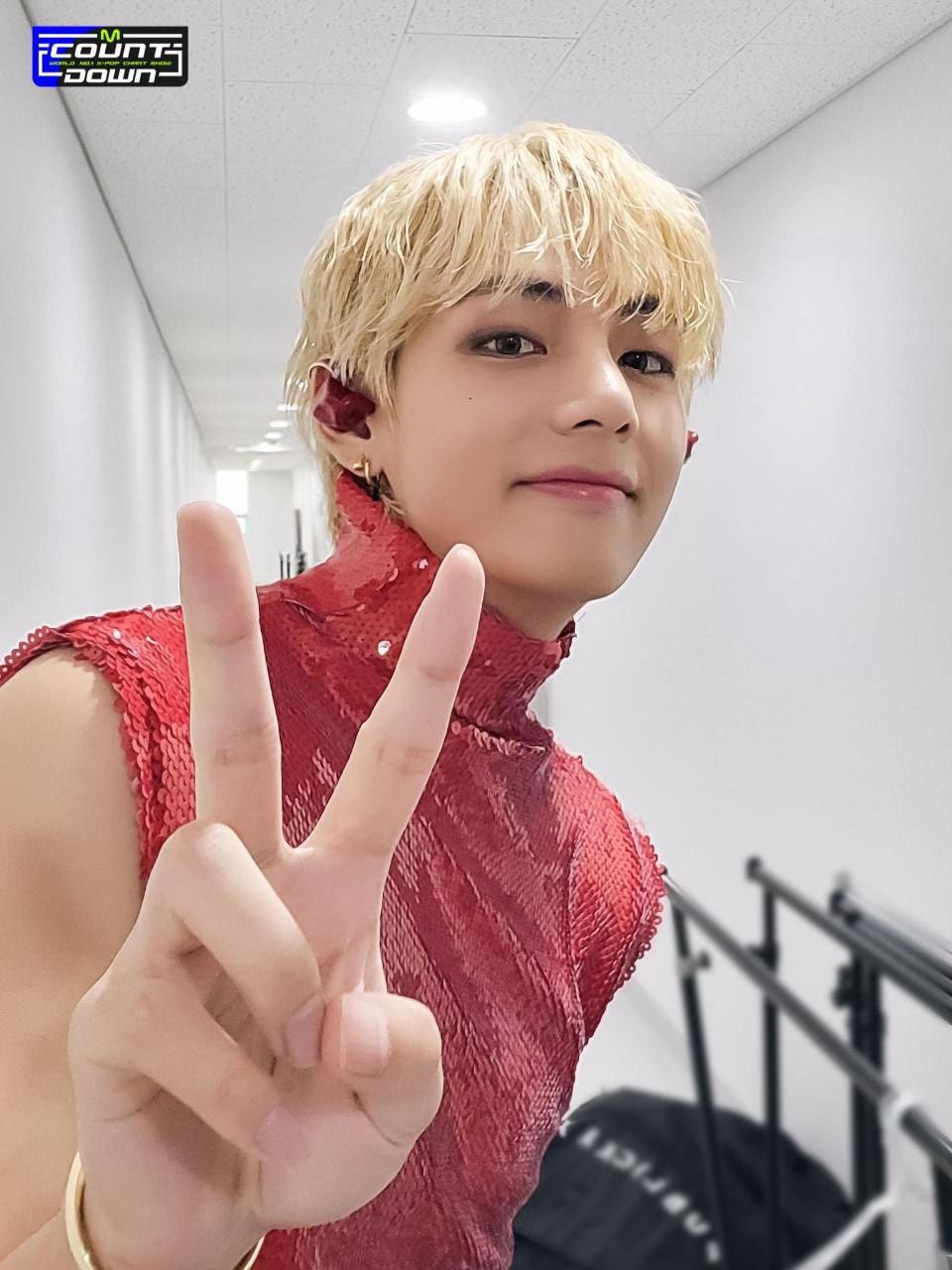 BTS Community Posts - MCOUNTDOWN Official twitter update with BTS V