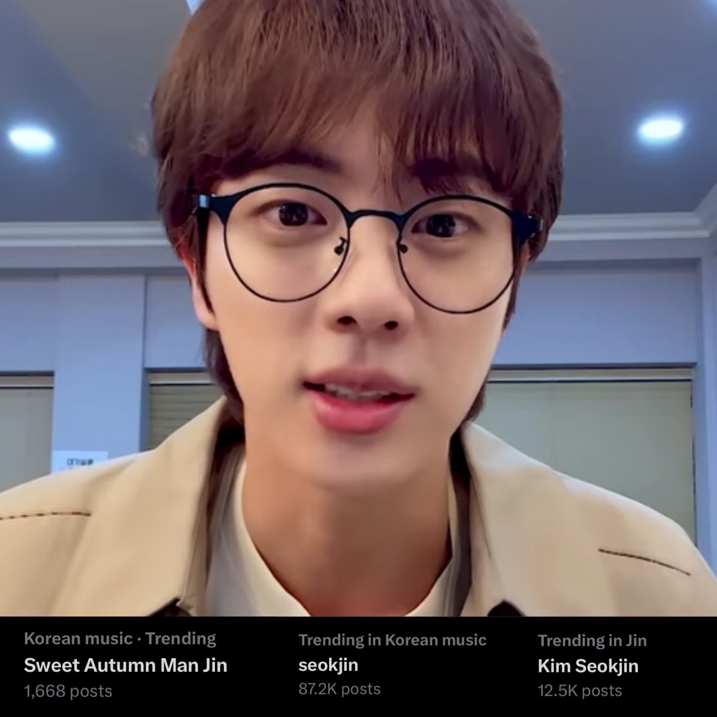 Bts Community Posts Seokjins Still Trending In The Usa ๐บ๐ธ Following