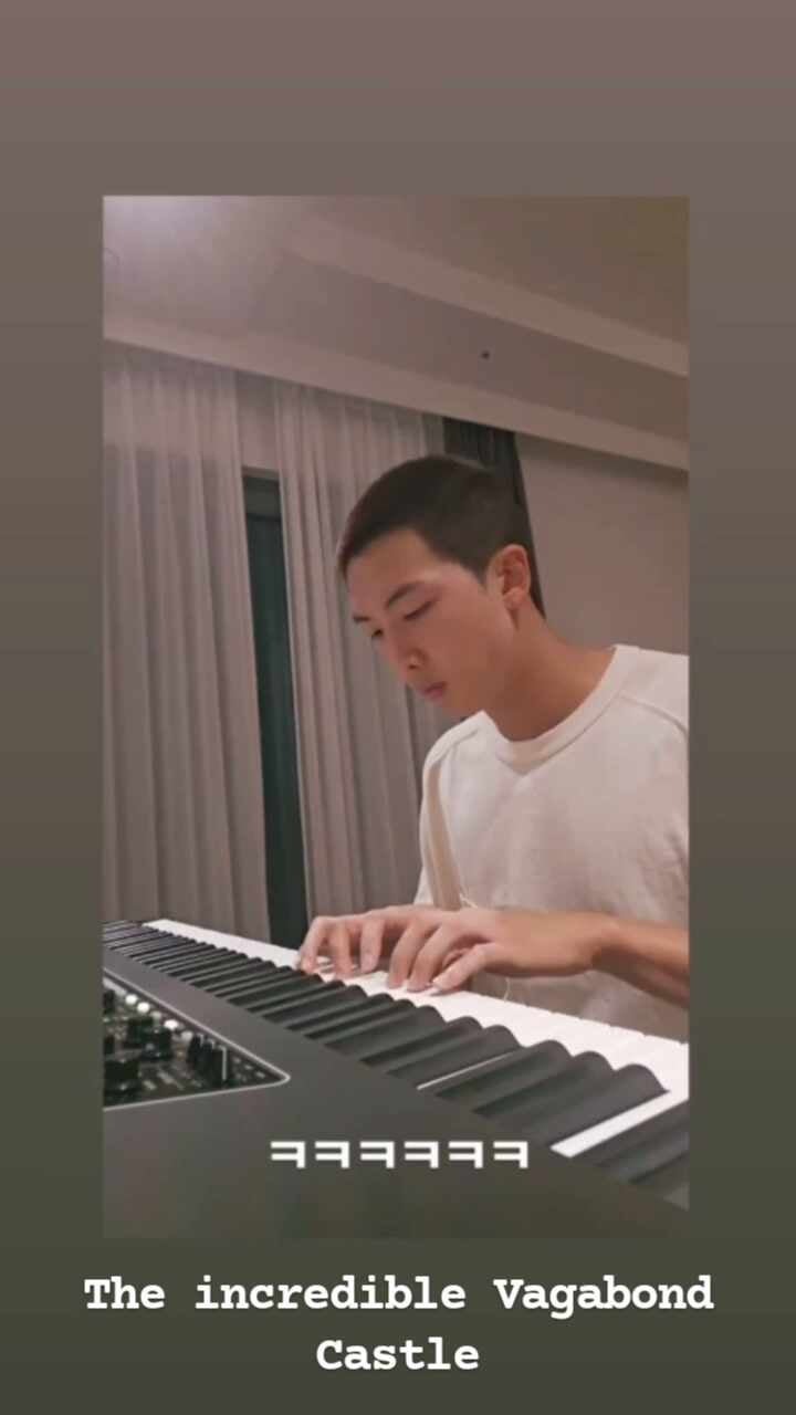 BTS Community Post - True, he plays the piano very beautifully! The ...