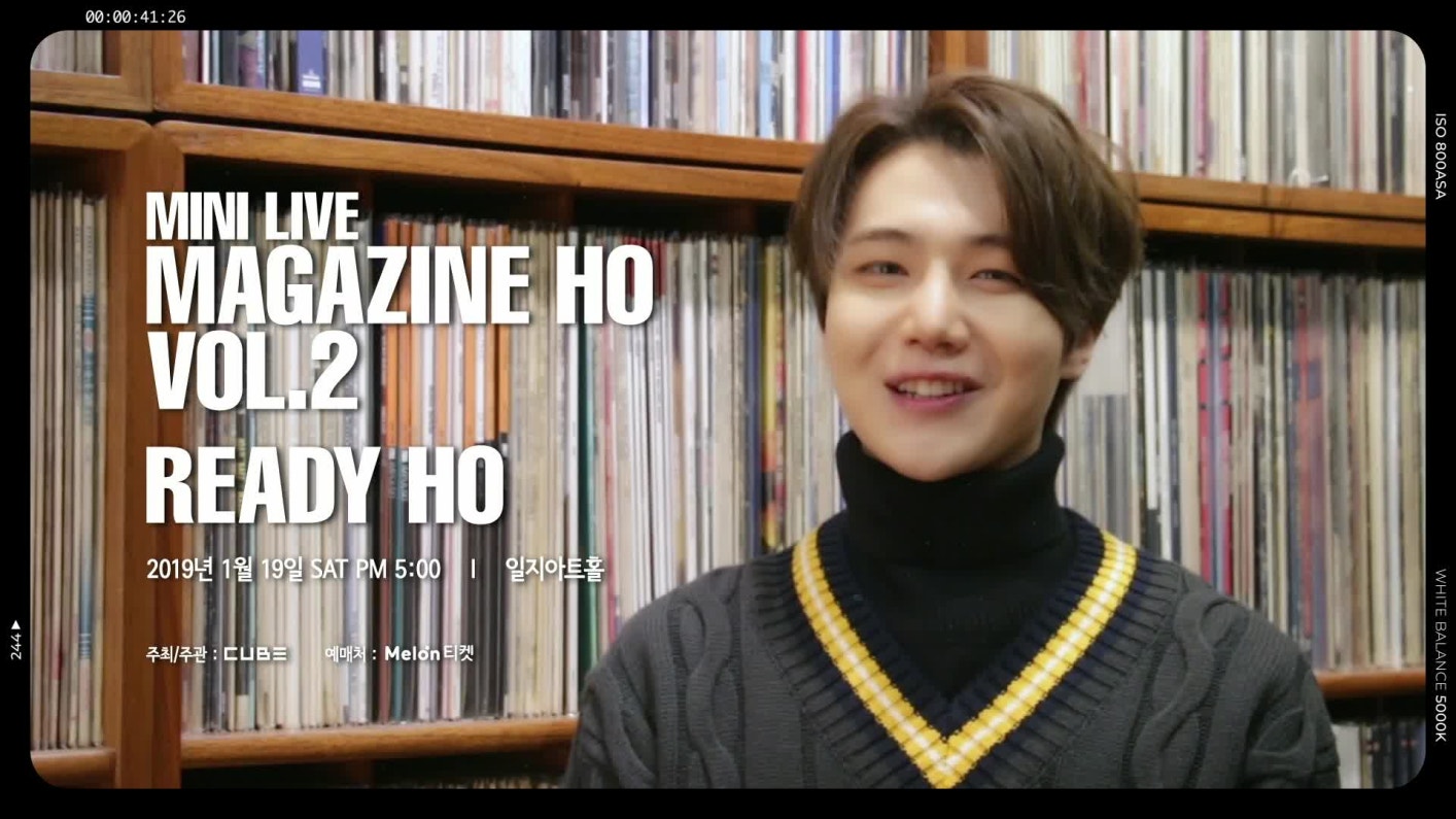 'MINI LIVE MAGAZINE HO VOL.2 - READY HO -' SPOT