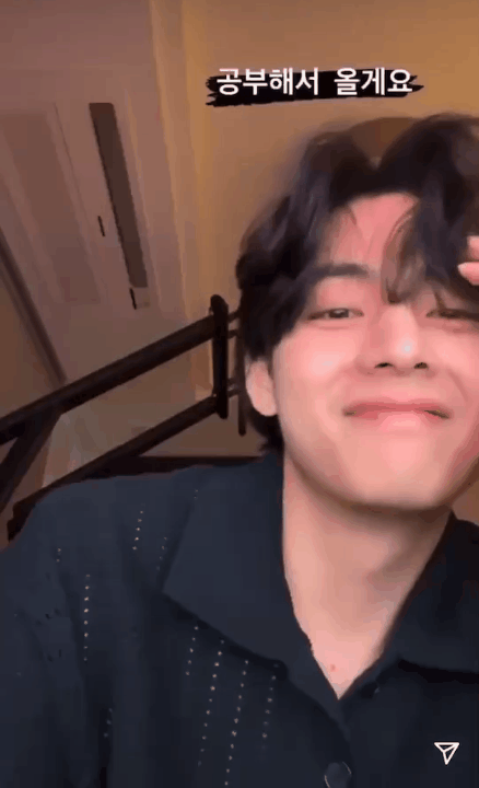 BTS Community Post - 태형시 🧸 💚 Instagram에 와주셔서 감사합니다💜 📷thv Instagram 𖤥𖤘⋆*