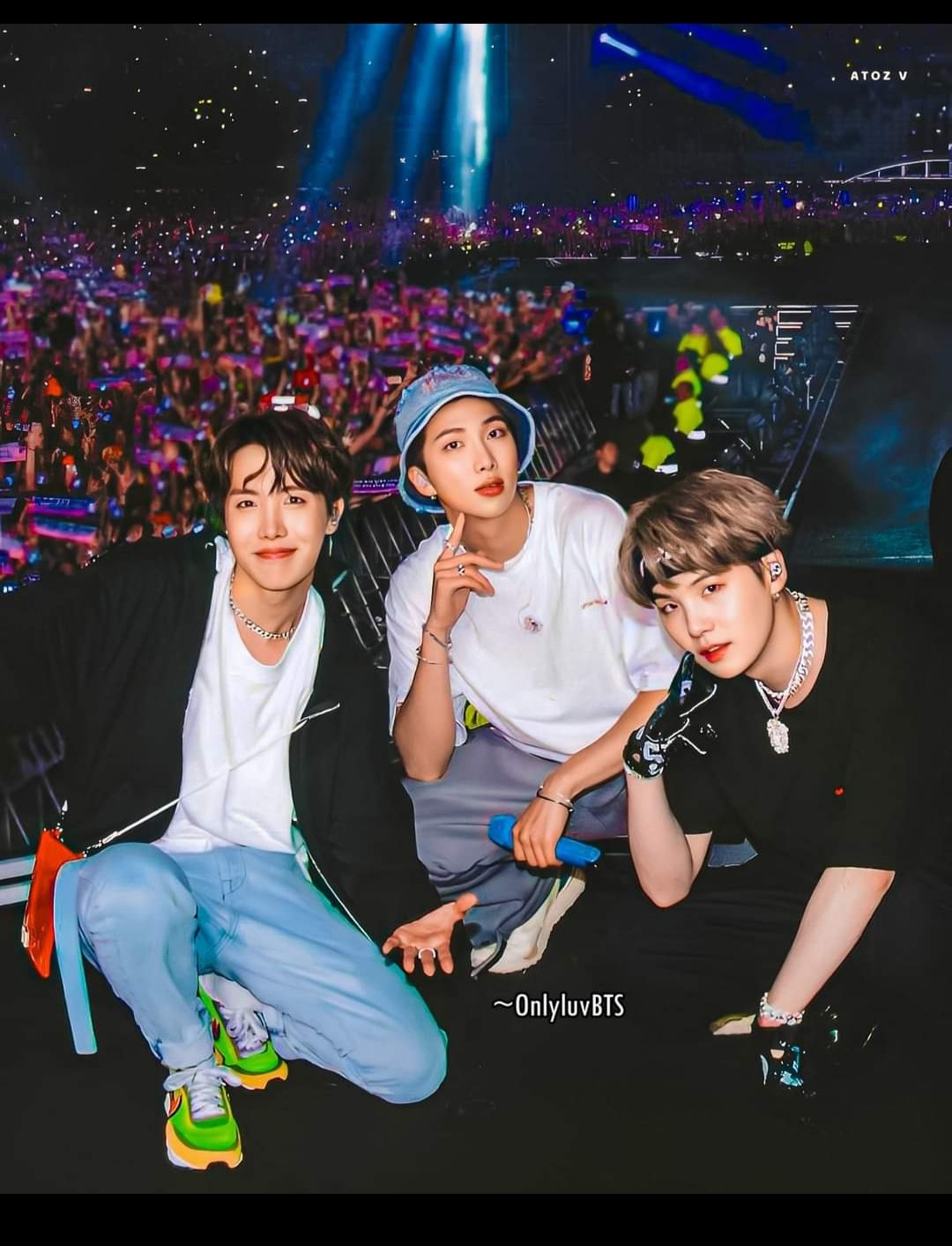 BTS Community Post - Our cute 3 rappers