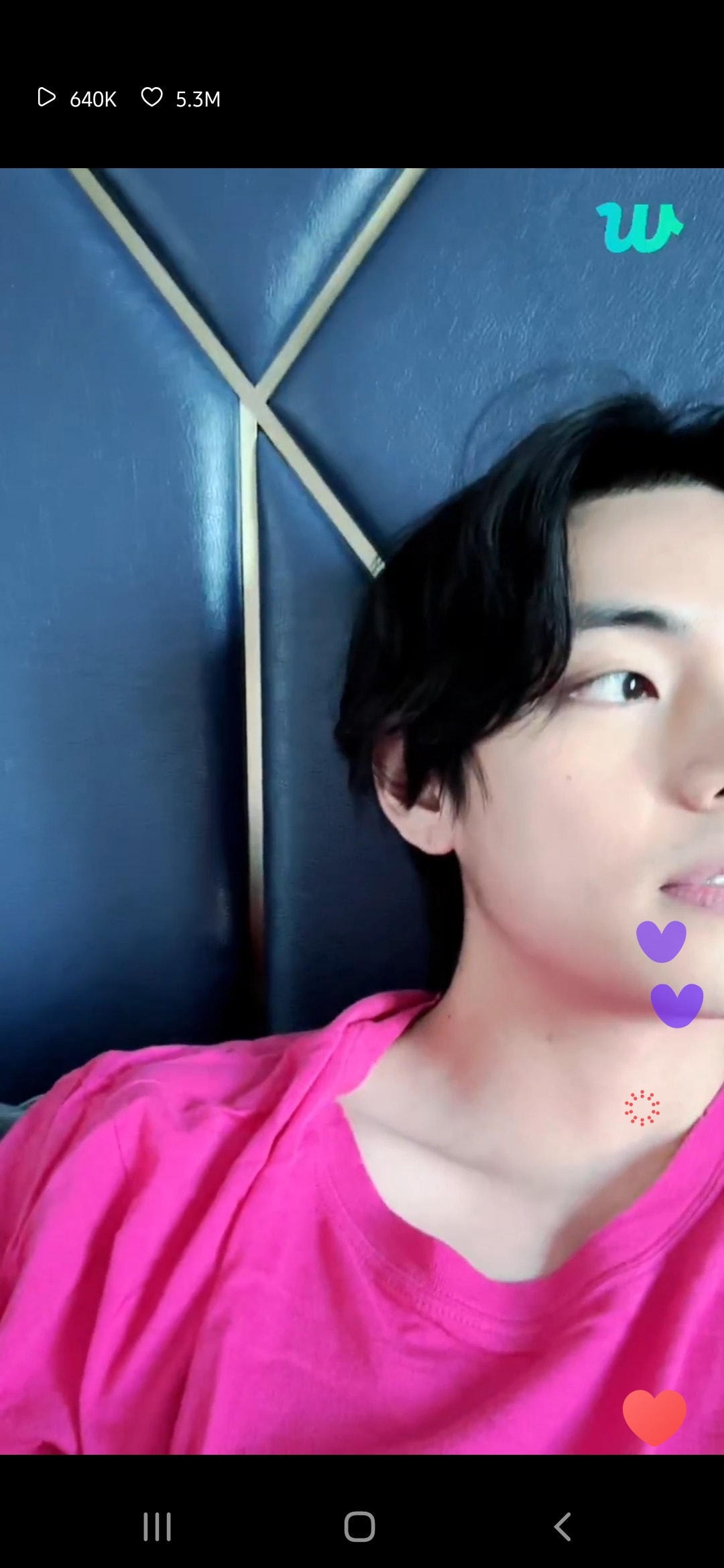 BTS Community Post - 💖 That pink tshirt looks good on you Tae-shii 💖 #to_v