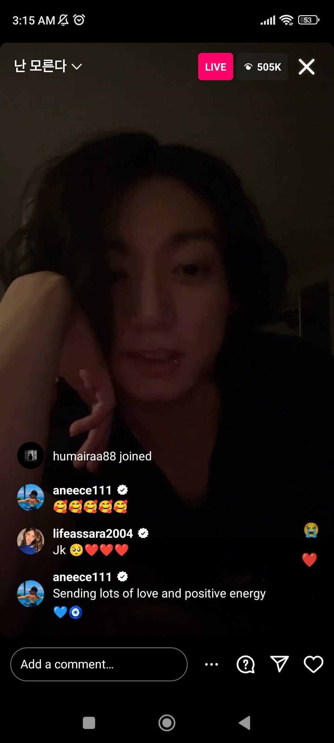 Bts 커뮤니티 포스트 Second Rounddddd 😭 I Wish Everyone Could Stop Requesting To Join His Live