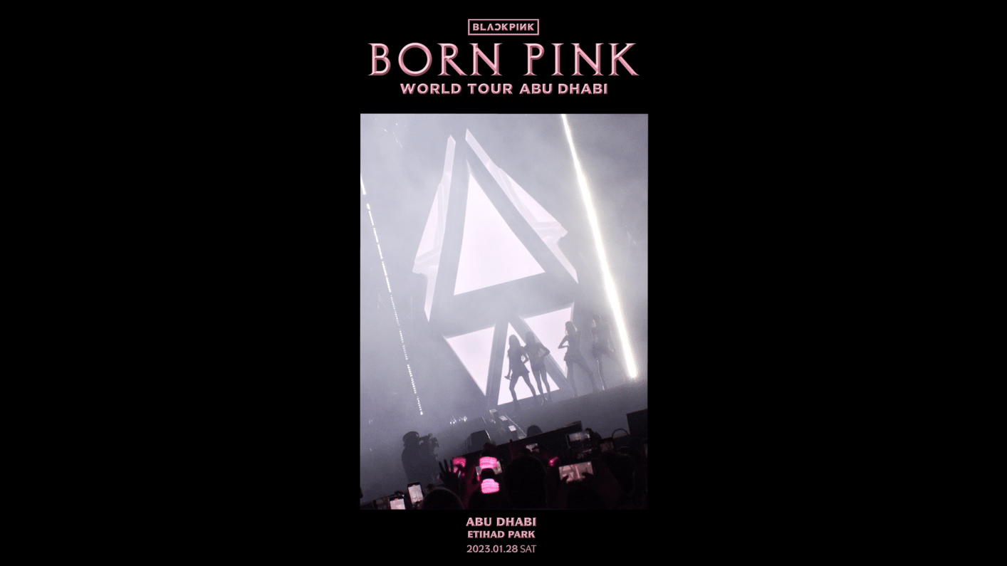 Weverse BLACKPINK Media - BLACKPINK WORLD TOUR [BORN PINK] ABU DHABI ...