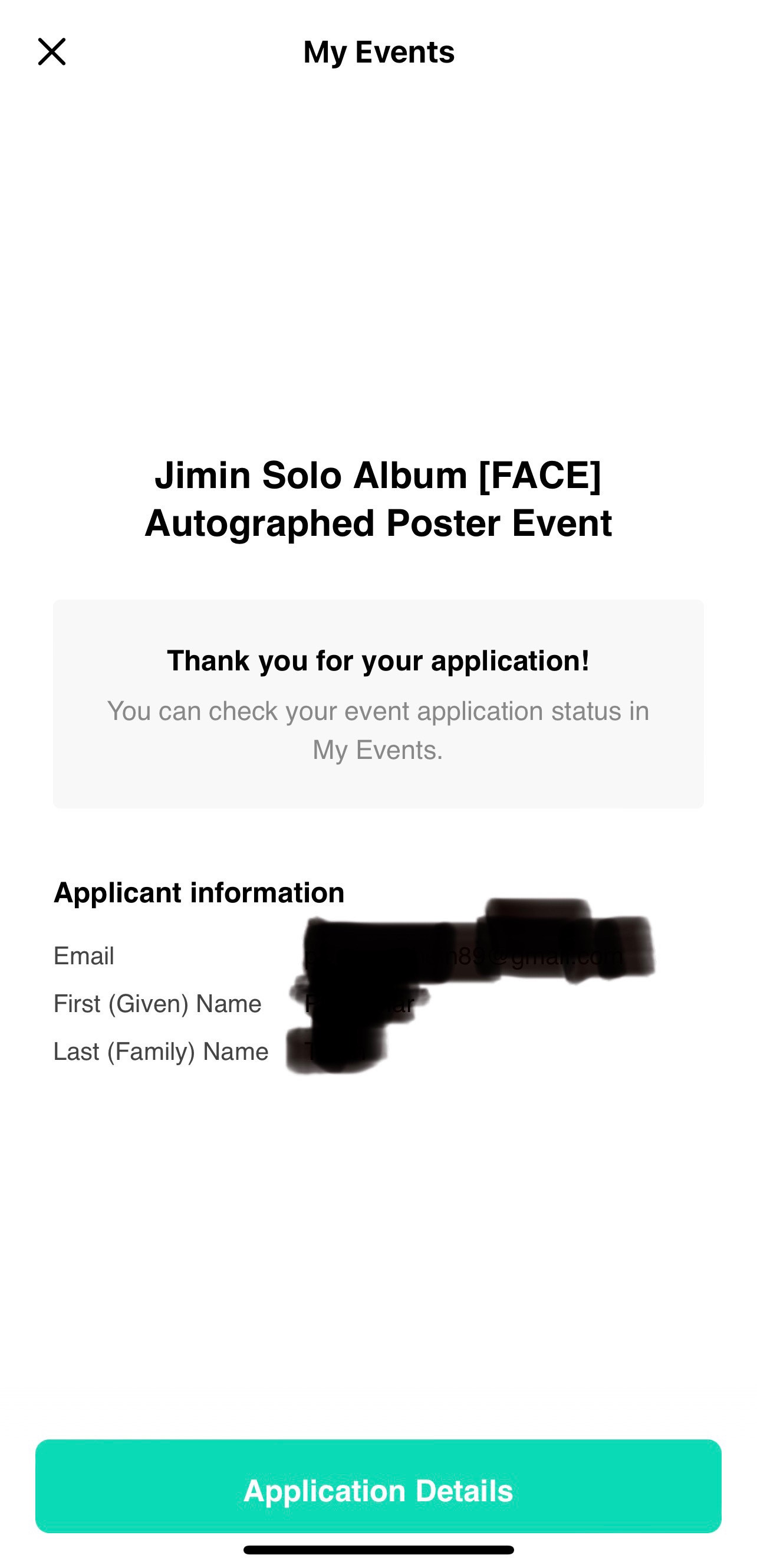 BTS Community Post - wish me good luck ☘️🙏 #jimin #face #soloalbum