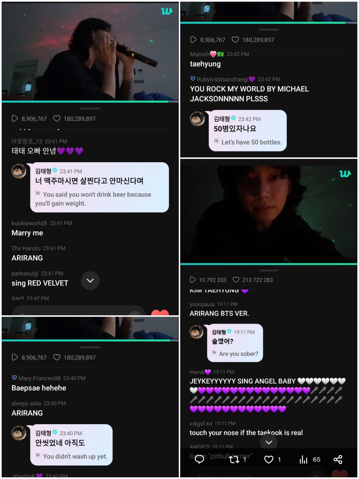 BTS Community Post - OH GOD i really can't believe I did all these comments is I was literally ...