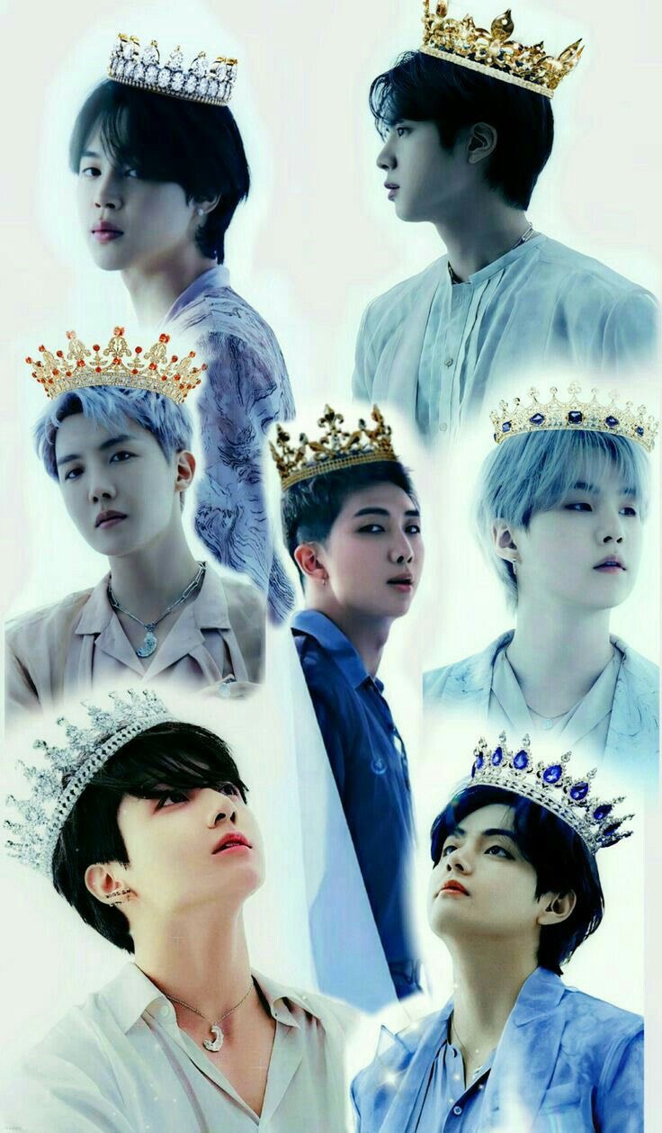 BTS 커뮤니티 포스트 - #kings Crowned King RM👑 King Jin 👑 King Suga 👑 King Jhope 👑 King Jimin 👑 King V👑 ...