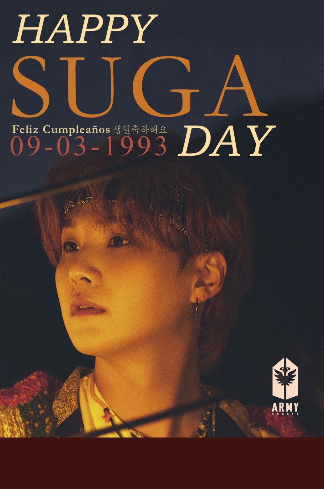 Bts Community Post 슈가 축하해 나는 당신이 최고의 날을 보내기를 바랍니다 당신이하는 일을 항상 마음으로
